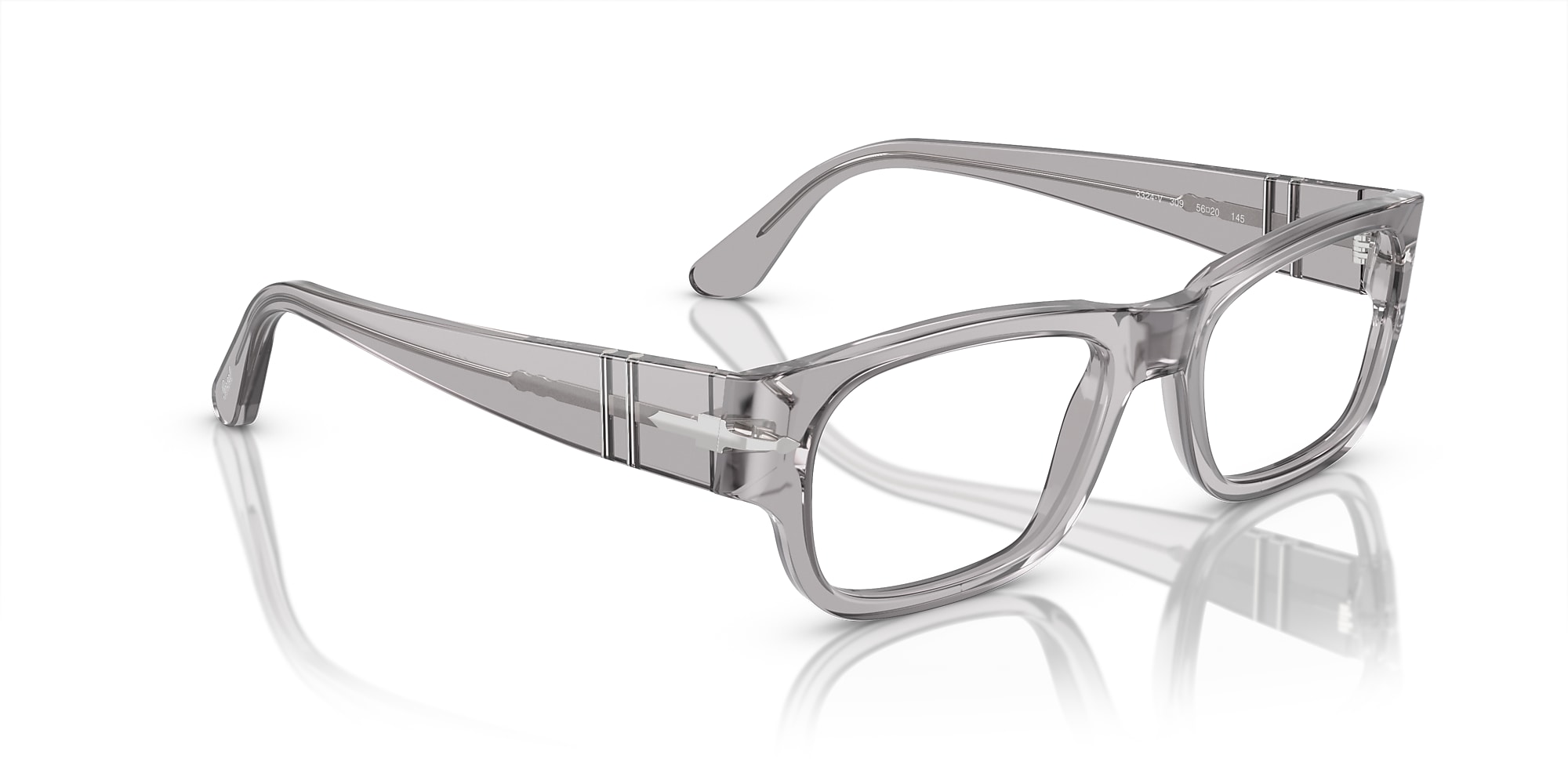 Persol PO3324V Eyeglasses in Transparent Grey | Persol® Persol USA