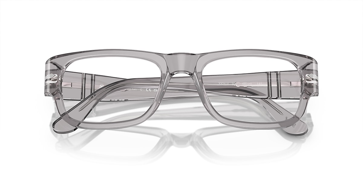 Persol PO3324V Eyeglasses in Transparent Grey | Persol® Persol USA