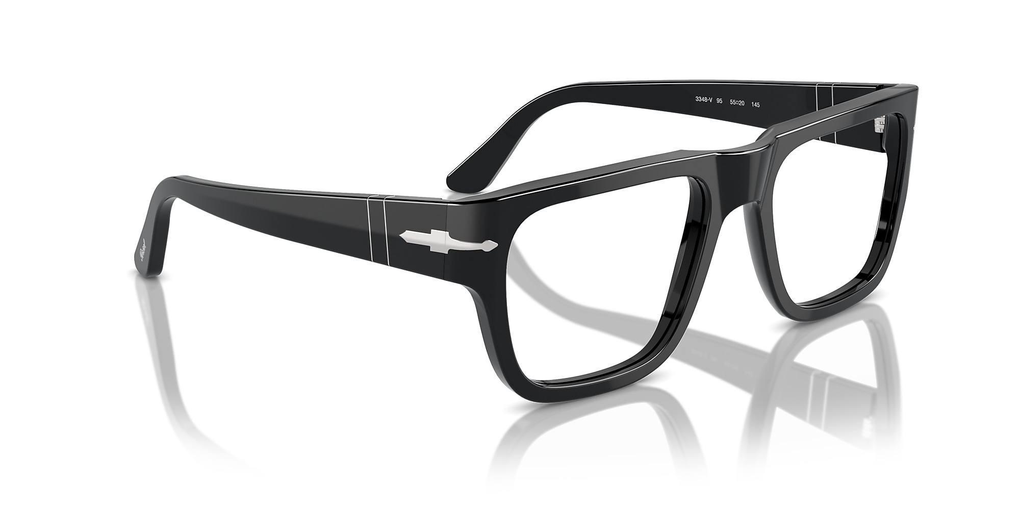 Persol PO3348V Eyeglasses in Black | Persol® Persol USA