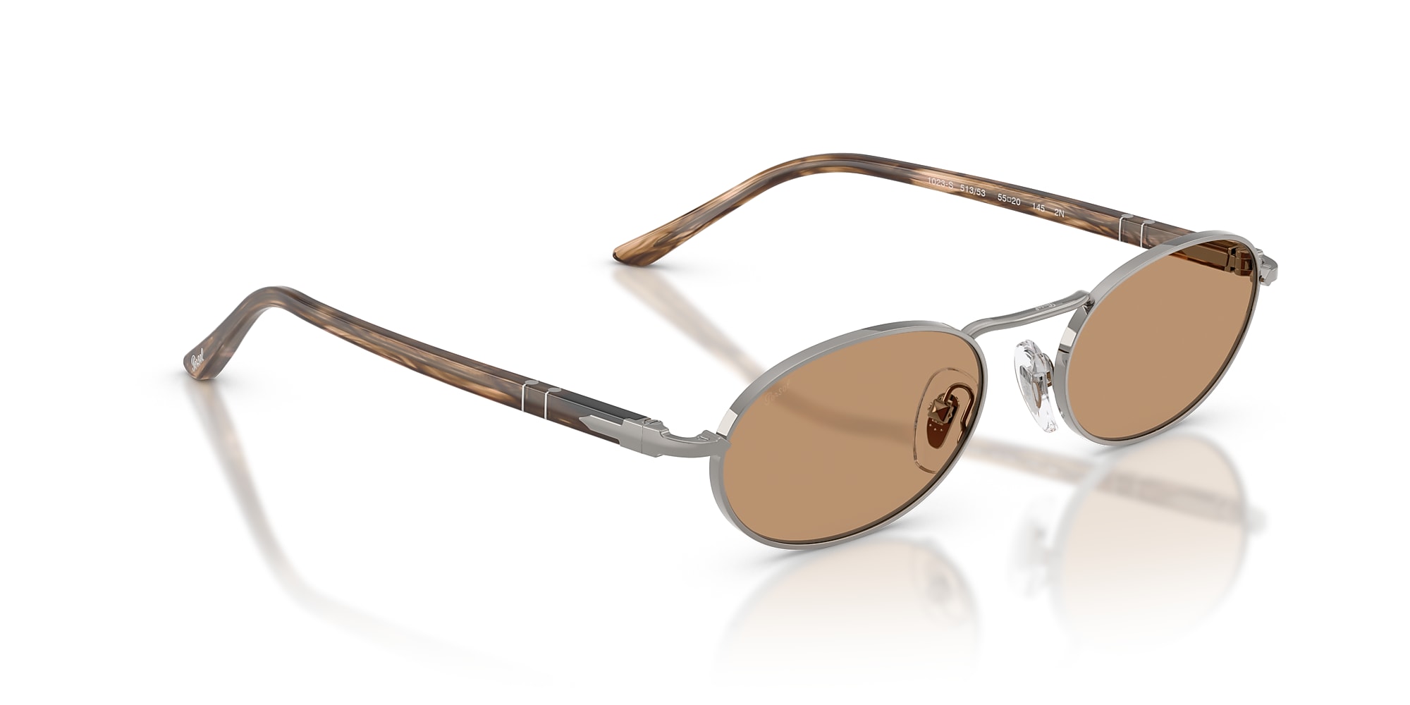 Occhiali Da Sole PO1023S - Gunmetal - Marrone - Metal | Persol® Persol ...
