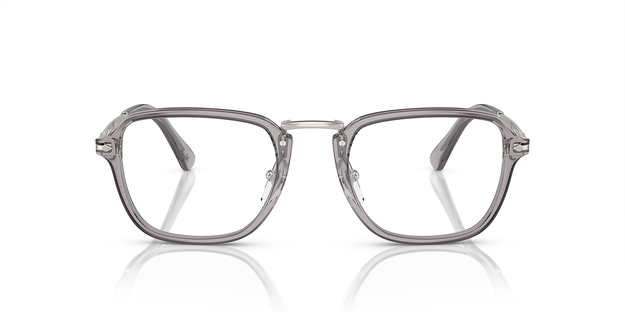 Persol PO3331V Eyeglasses in Transparent Grey | Persol® Persol USA