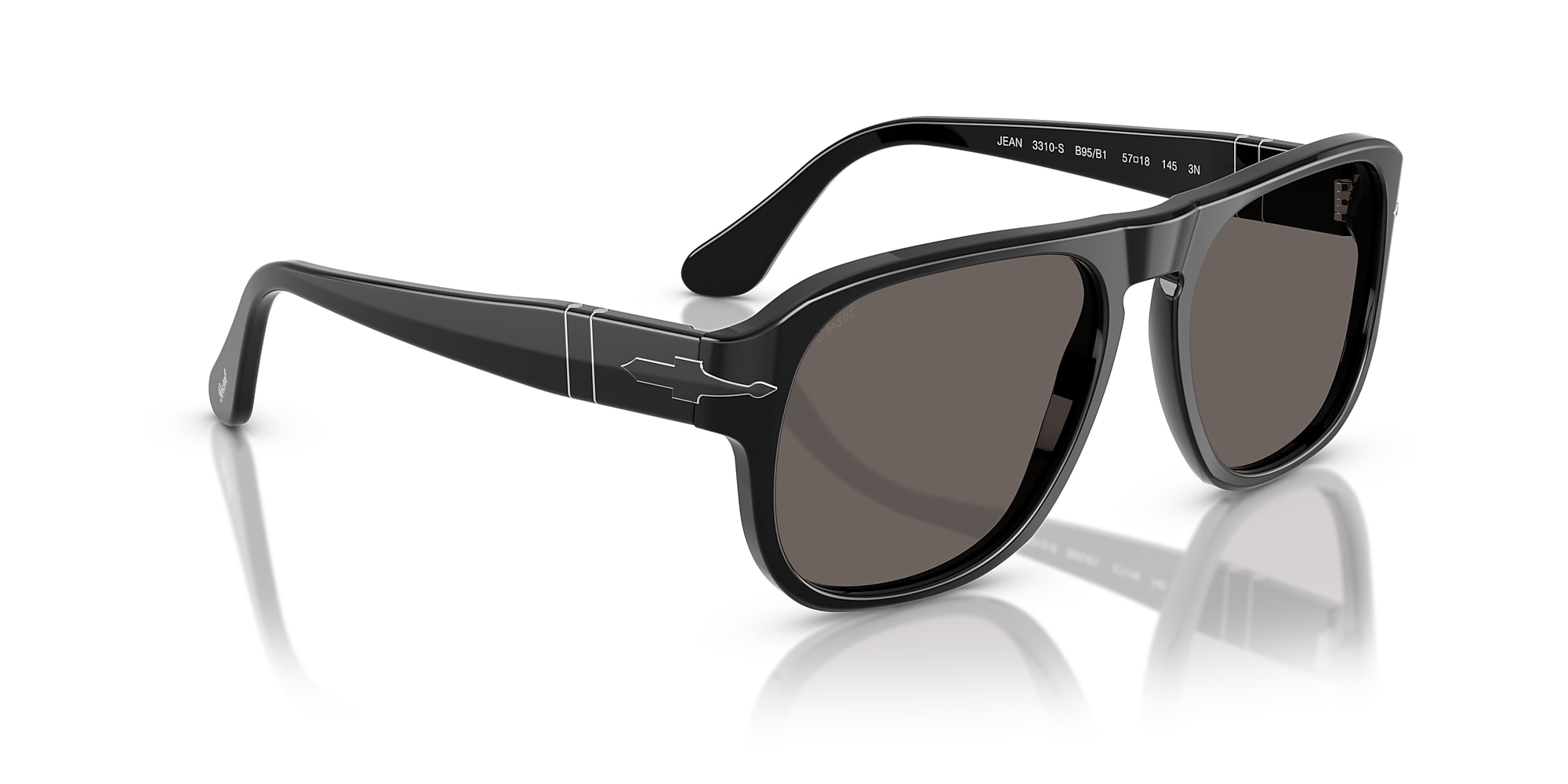 Persol PO3310S - Black Arrow Sunglasses in Black | Persol® Persol UAE
