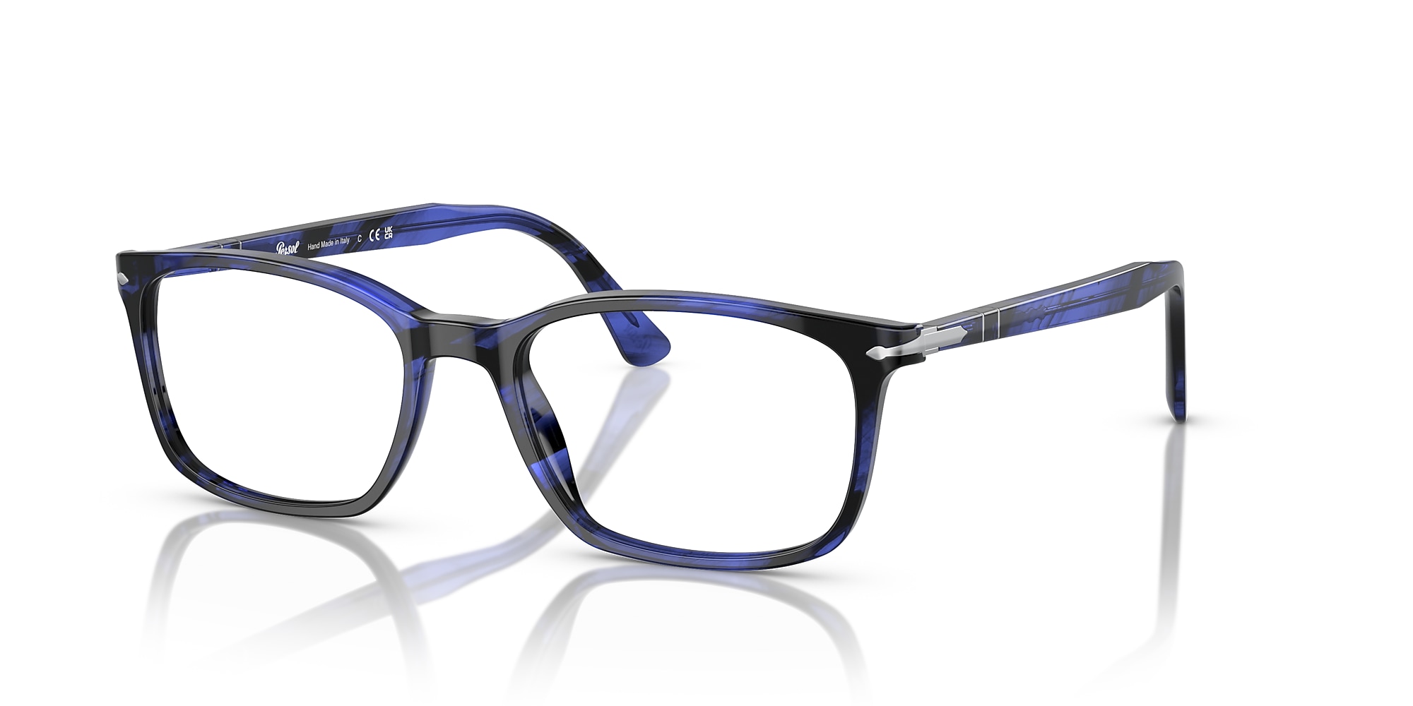 Persol PO3189V Eyeglasses in Striped Blue | Persol® Persol USA