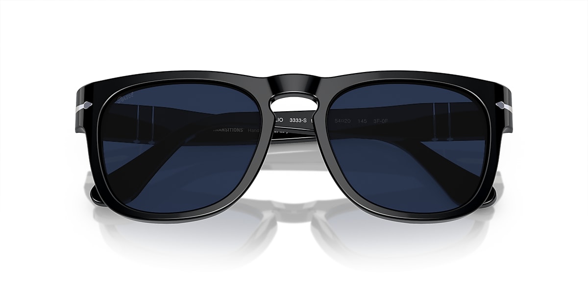 Persol Elio - Transitions® Sunglasses in Black | Persol® Persol USA