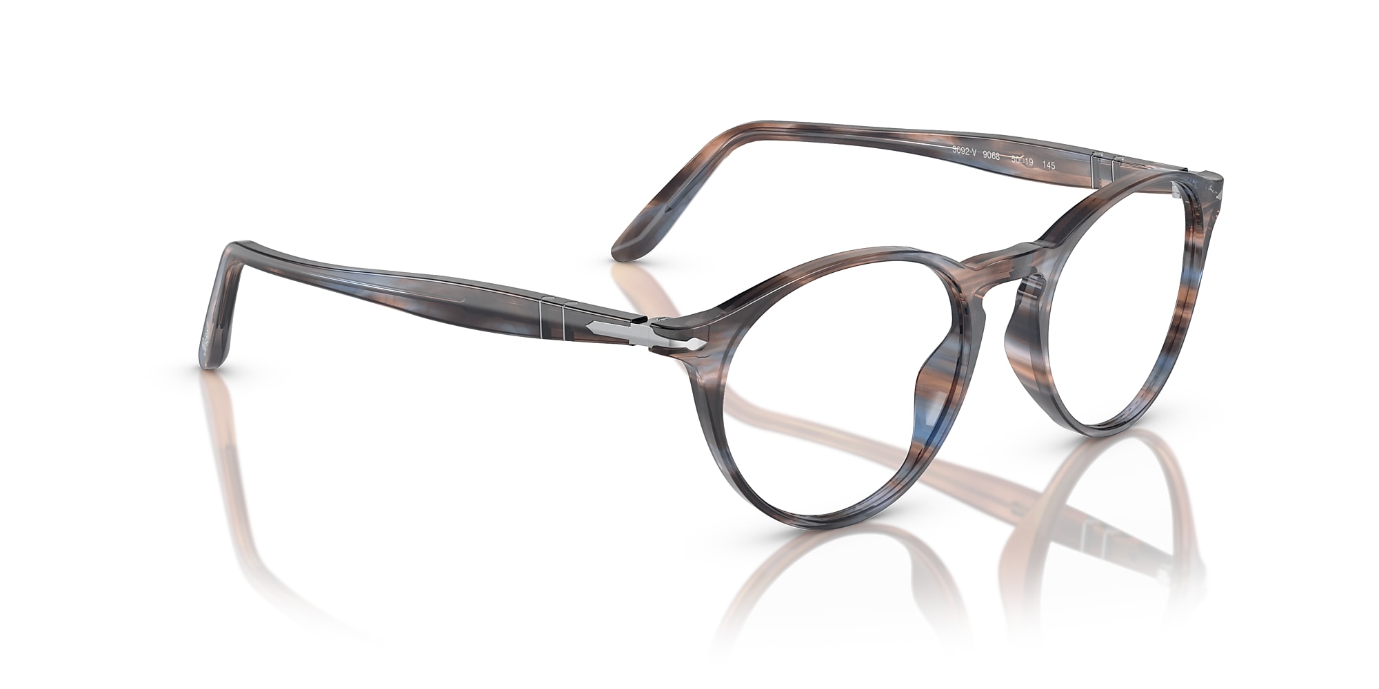 Persol PO3092V Eyeglasses in Striped Blue | Persol® Persol USA