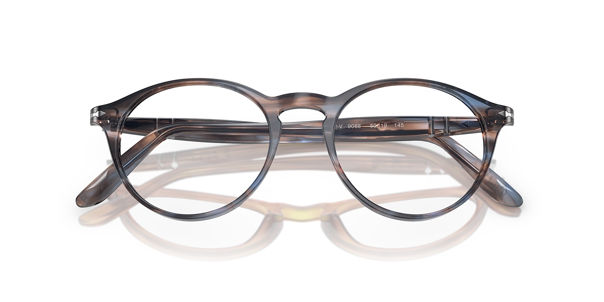 Persol PO3092V Eyeglasses in Striped Blue | Persol® Persol USA