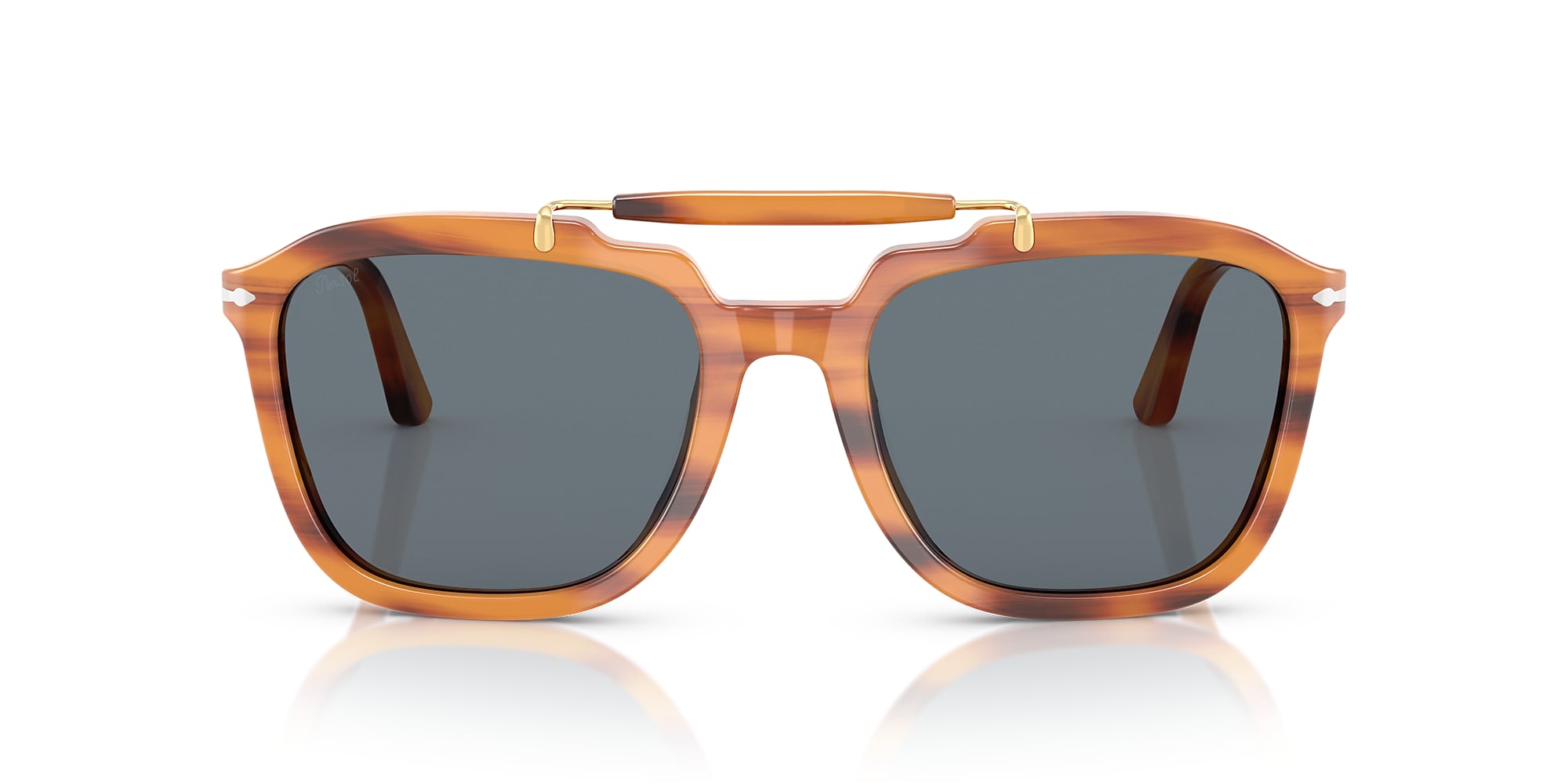 Persol PO0203S - Senna Series Sunglasses in Striped Brown | Persol ...