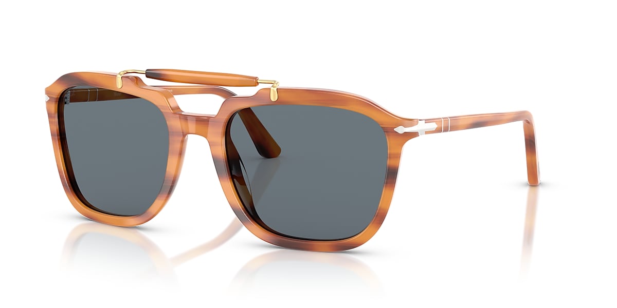 Persol PO0203S - Senna Series Sunglasses in Striped Brown | Persol ...