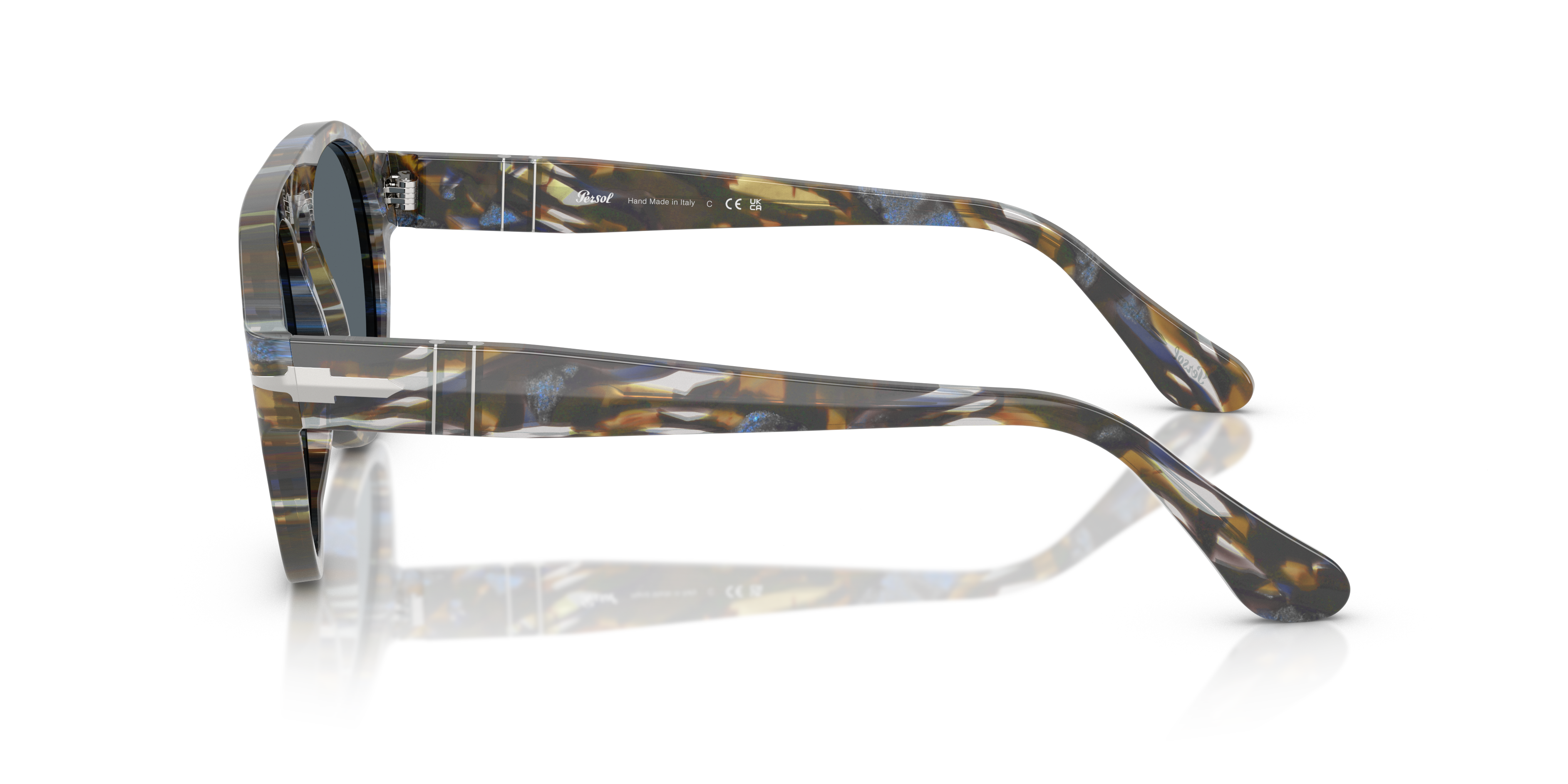 Persol PO3370S Sunglasses in Frost Grey/Nautical Blue | Persol® Persol USA