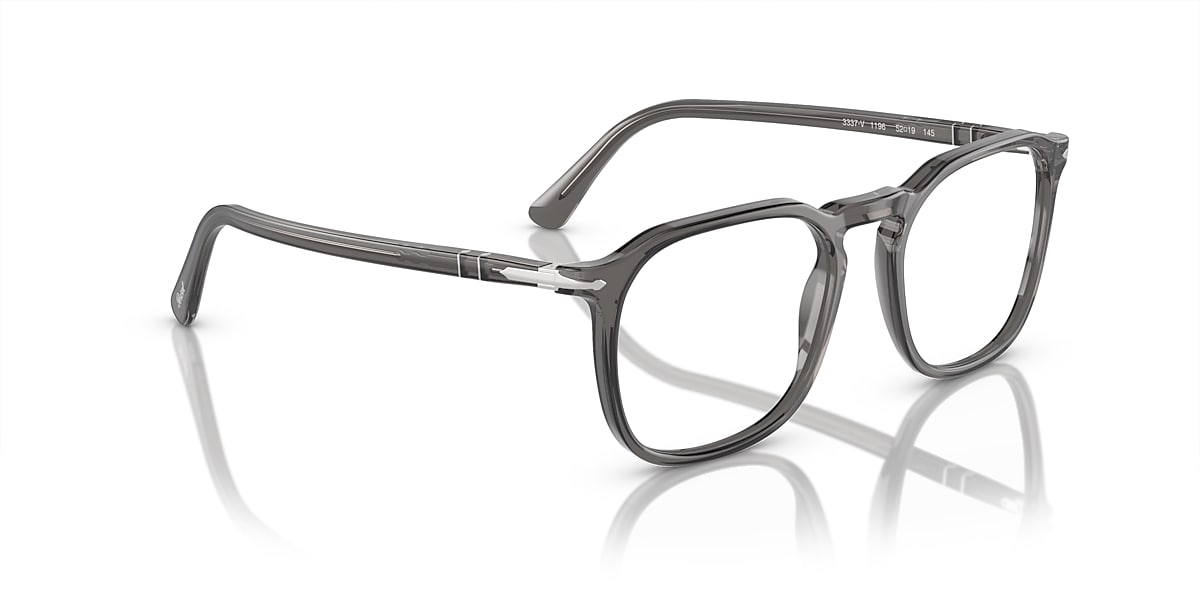 Persol PO3337V Eyeglasses in Transparent Grey | Persol® Persol USA