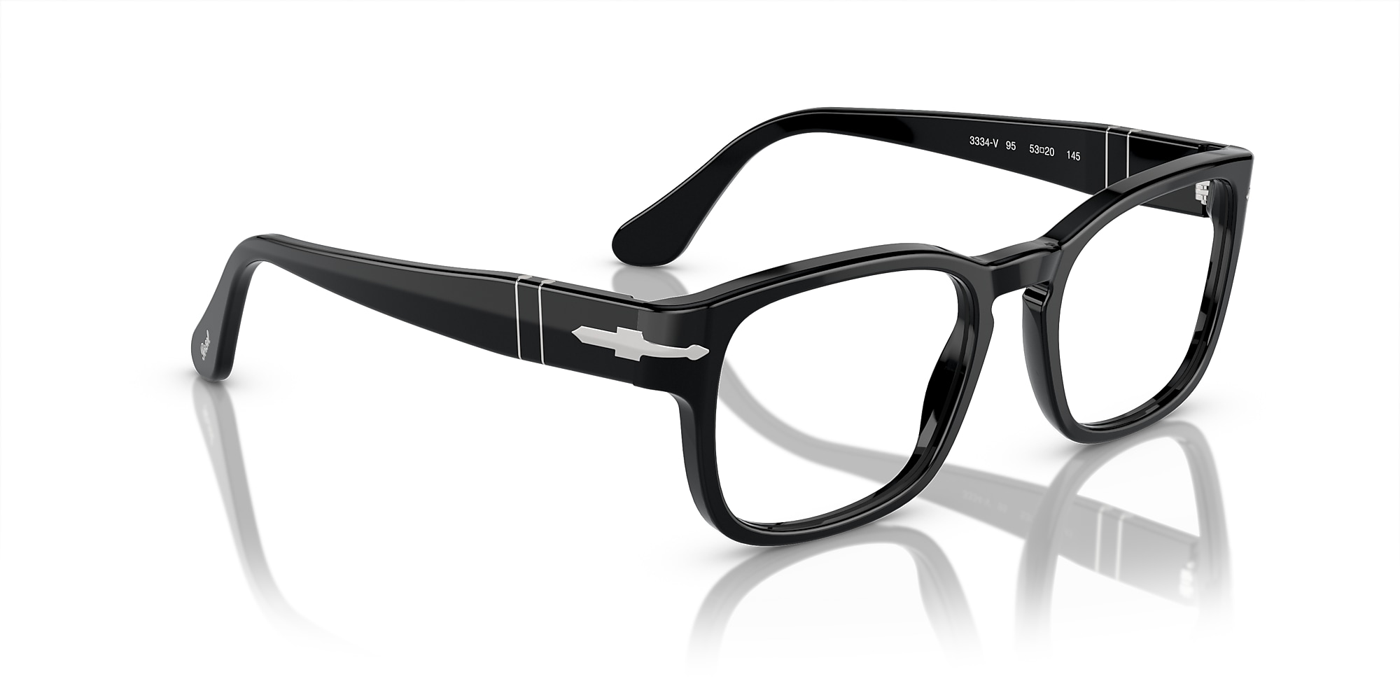 Persol PO3334V Eyeglasses in Black | Persol® Persol USA