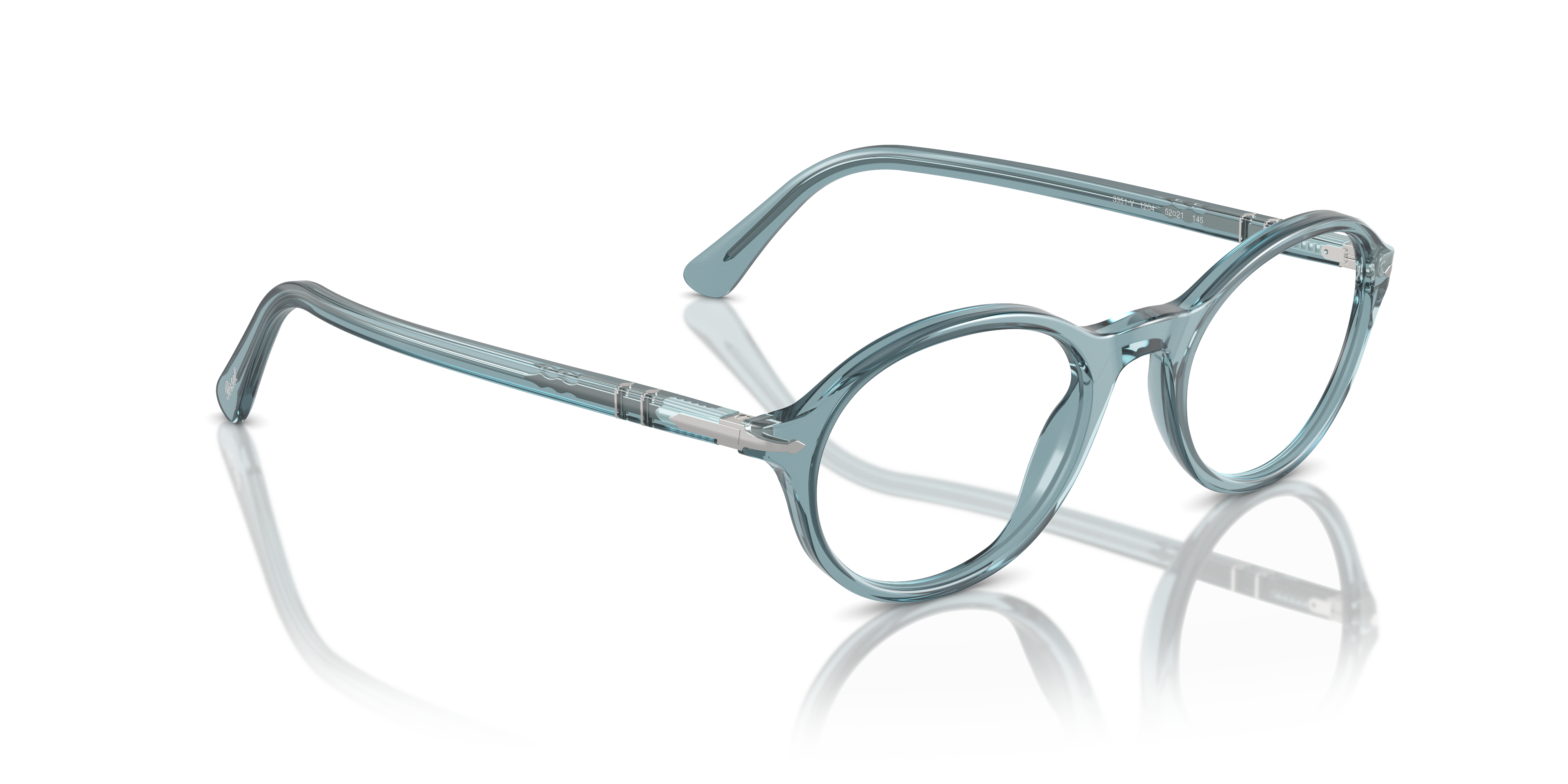 Persol PO3351V Eyeglasses in Transparent Blue | Persol® Persol USA