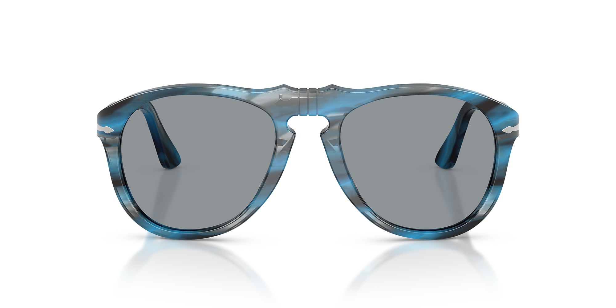 Persol 649 - Original Sunglasses in Striped Blue And Grey | Persol ...