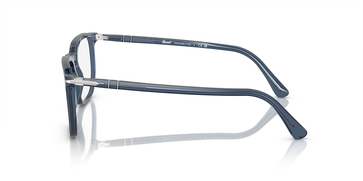 Persol PO3339V Eyeglasses in Transparent Blue | Persol® Persol USA