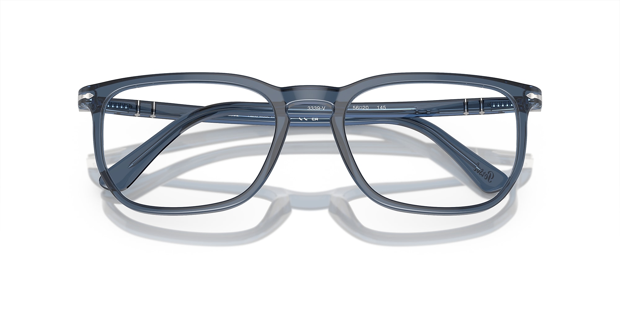 Persol PO3339V Eyeglasses in Transparent Blue | Persol® Persol USA