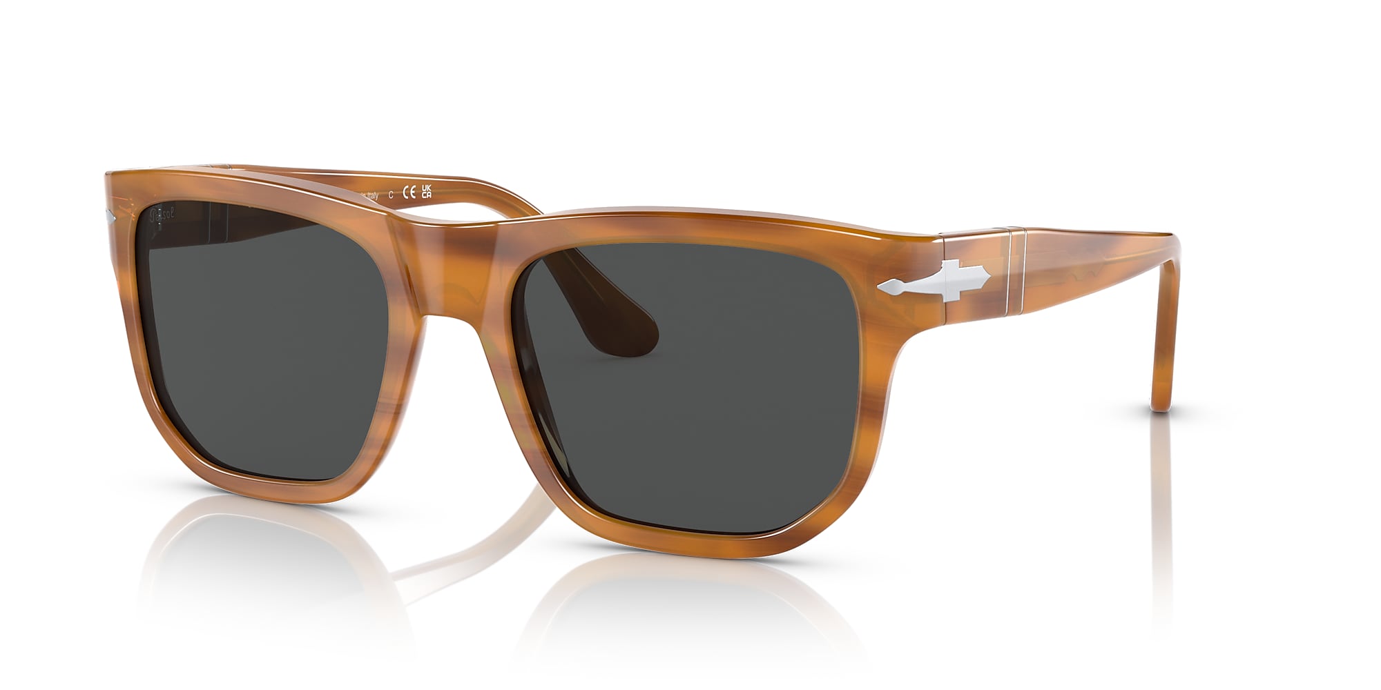 Persol PO3306S - Transitions® Sunglasses in Striped Brown | Persol ...