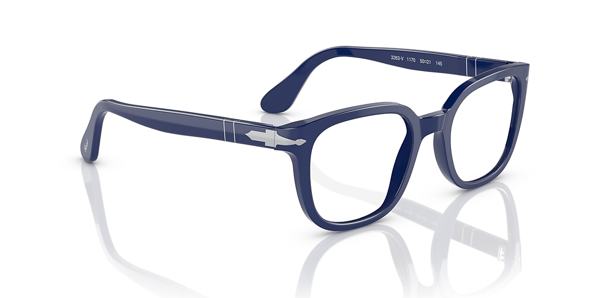 Persol PO3263V Eyeglasses in Solid Blue | Persol® Persol USA