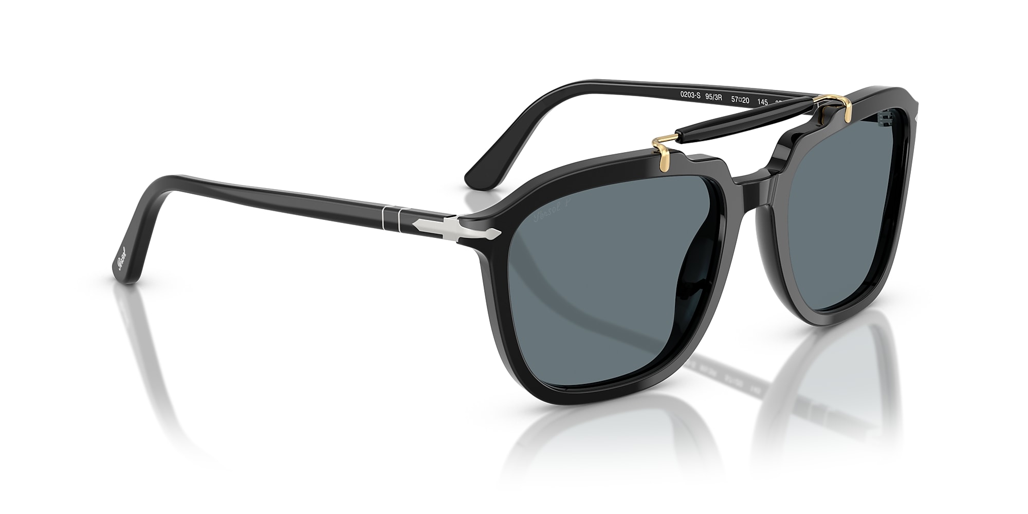 Persol PO0203S - Senna Series Sunglasses in Black | Persol® Persol USA