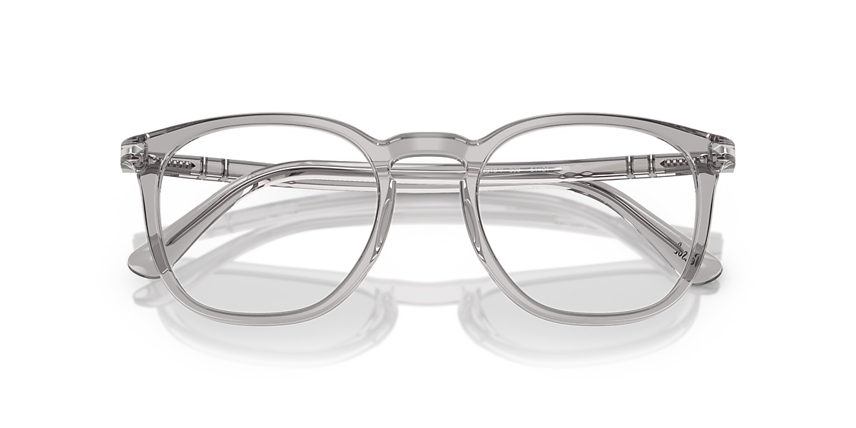 Persol PO3318V Eyeglasses in Transparent Grey | Persol® Persol USA