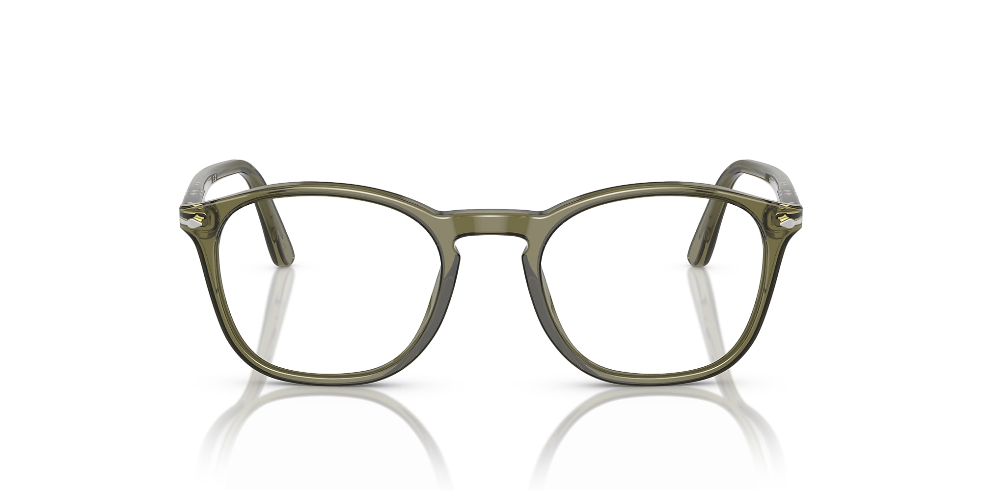 Persol PO3007V Eyeglasses in Olive Transparent | Persol® Persol USA