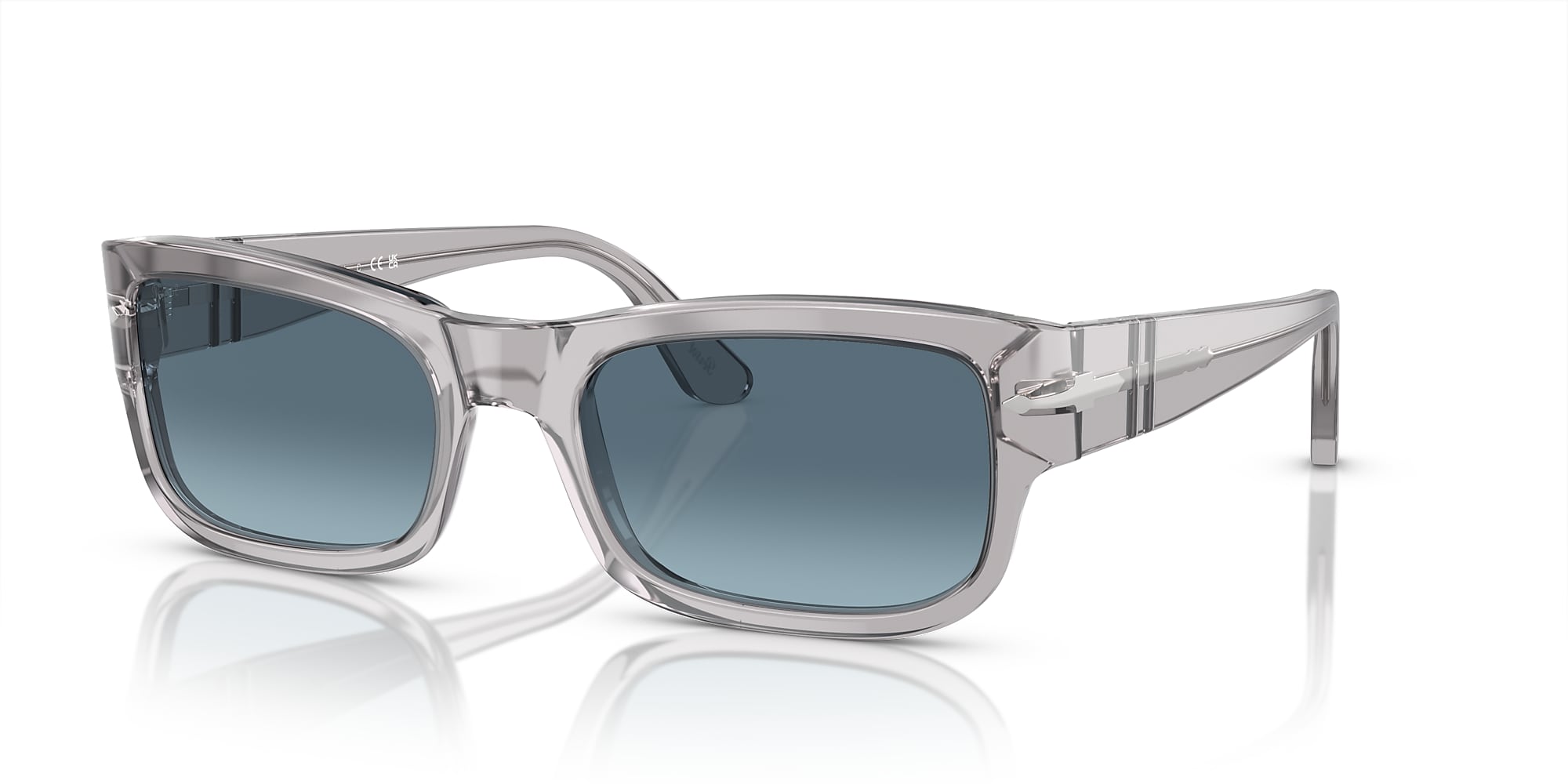 Persol PO3326S Sunglasses in Transparent Grey | Persol® Persol USA