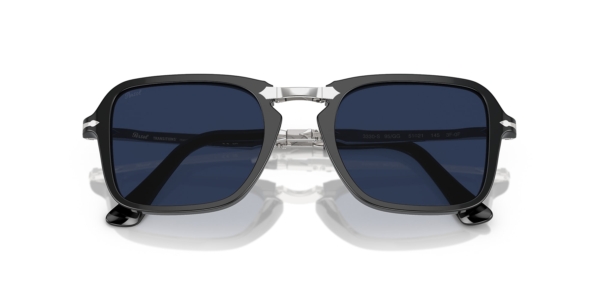 Persol PO3330S - Transitions® Sunglasses in Black | Persol® Persol USA
