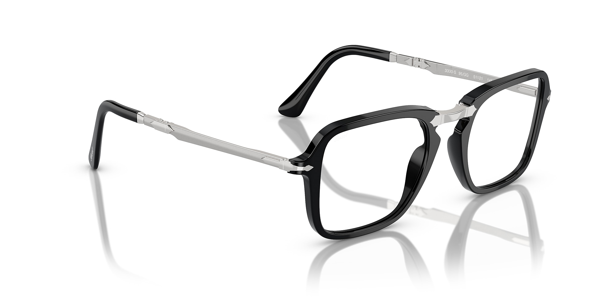 Persol PO3330S - Transitions® Sunglasses in Black | Persol® Persol USA