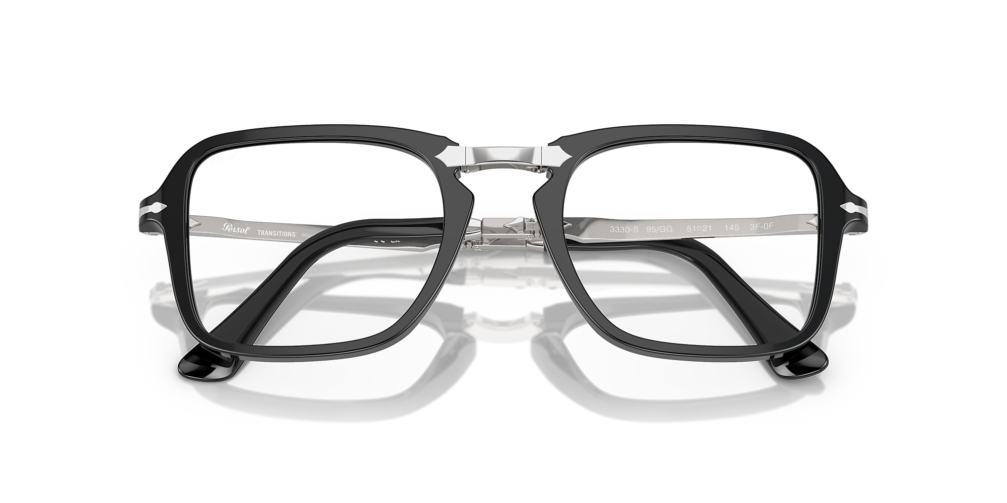 Persol PO3330S - Transitions® Sunglasses in Black | Persol® Persol USA