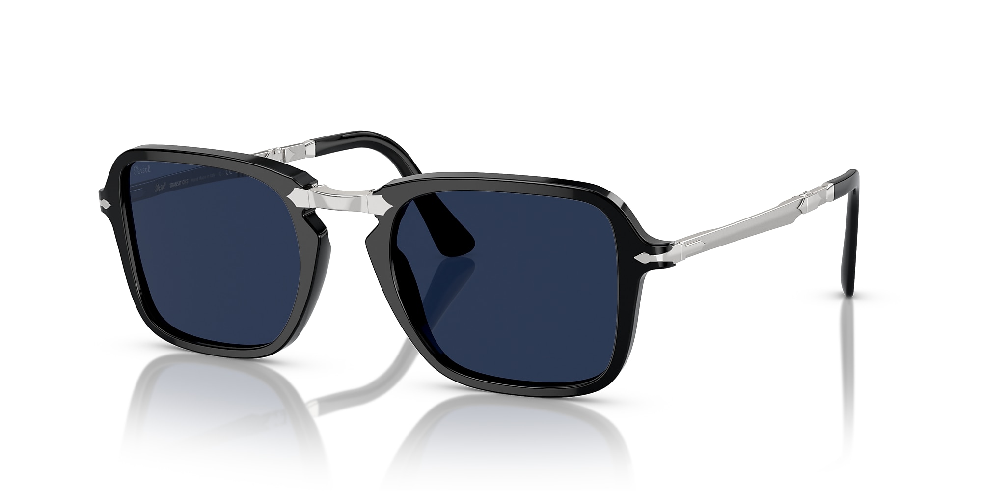 Persol PO3330S - Transitions® Sunglasses in Black | Persol® Persol USA