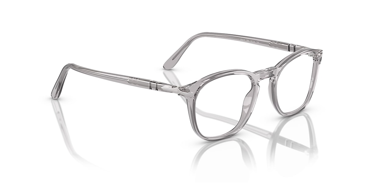 Persol PO3007V Eyeglasses in Transparent Grey | Persol® Persol USA