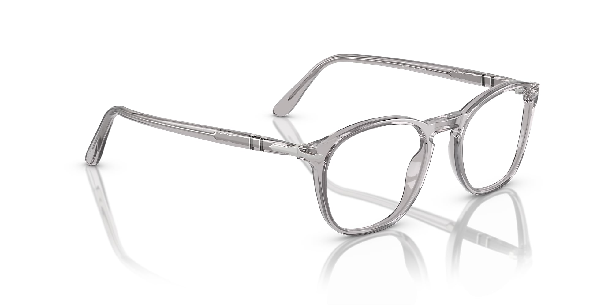 Persol PO3007V Eyeglasses in Transparent Grey | Persol® Persol USA