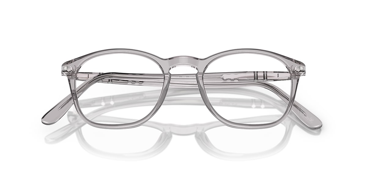 Persol PO3007V Eyeglasses in Transparent Grey | Persol® Persol USA