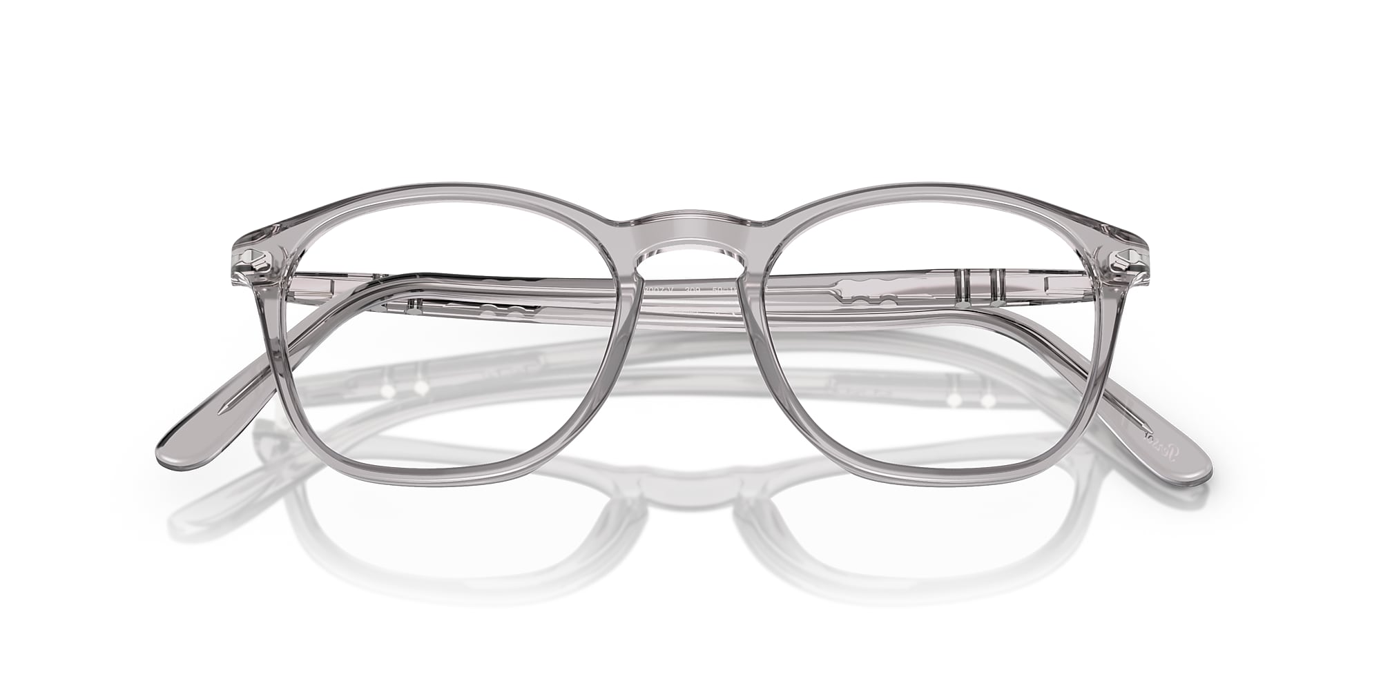 Persol PO3007V Eyeglasses in Transparent Grey | Persol® Persol USA