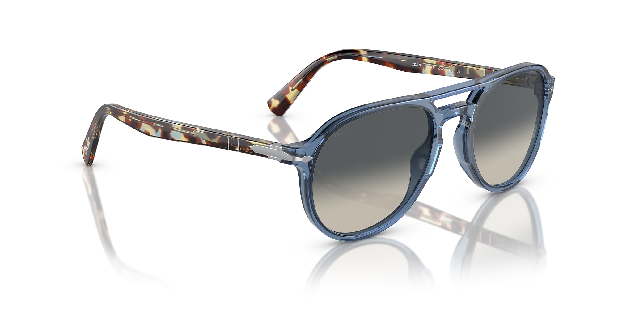 Persol PO3235S Sunglasses in Transparent Navy | Persol® Persol USA