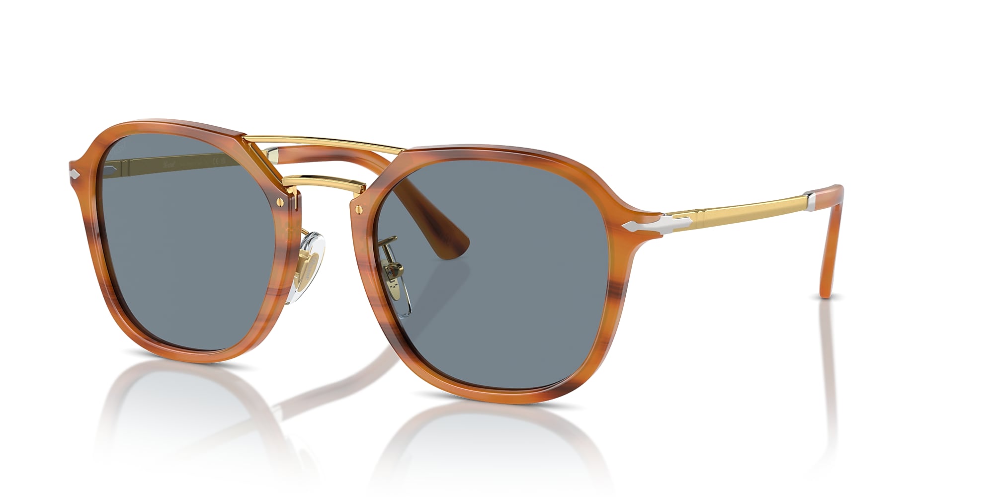 Persol PO3352S Sunglasses in Striped Brown | Persol® Persol USA