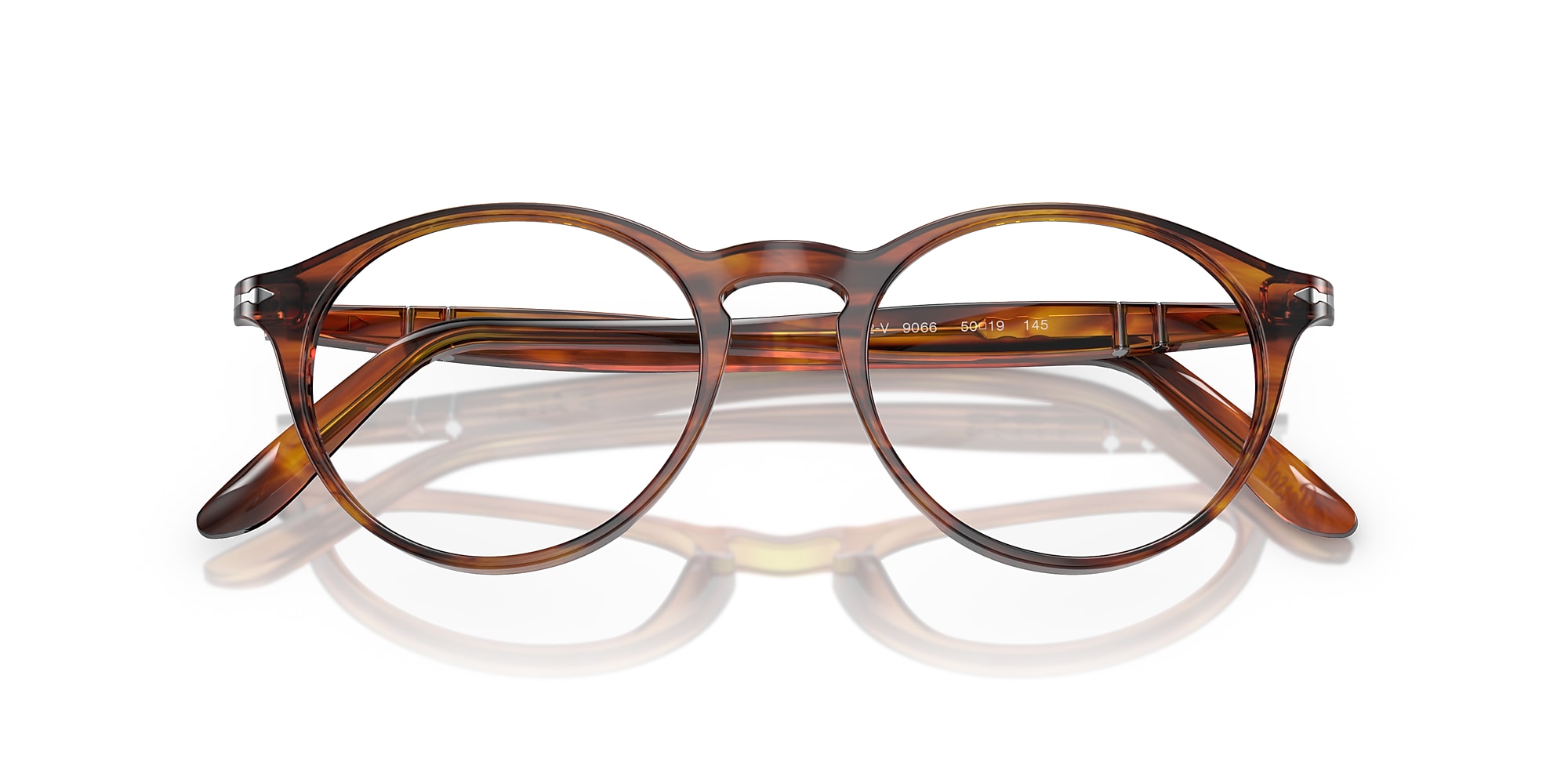 Persol PO3092V Eyeglasses in Striped Brown | Persol® Persol USA