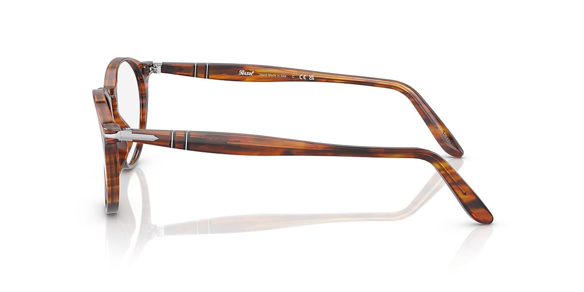 Persol PO3092V Eyeglasses in Striped Brown | Persol® Persol USA