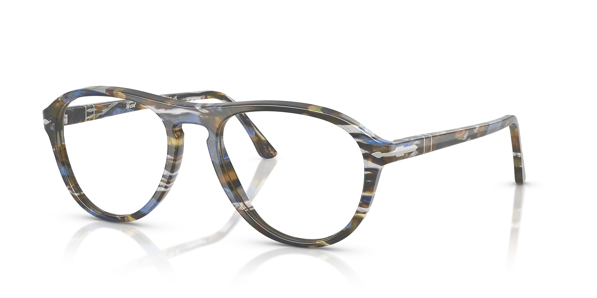 Persol PO3371V - Lynn Eyeglasses in Frost Grey/Nautical Blue | Persol ...