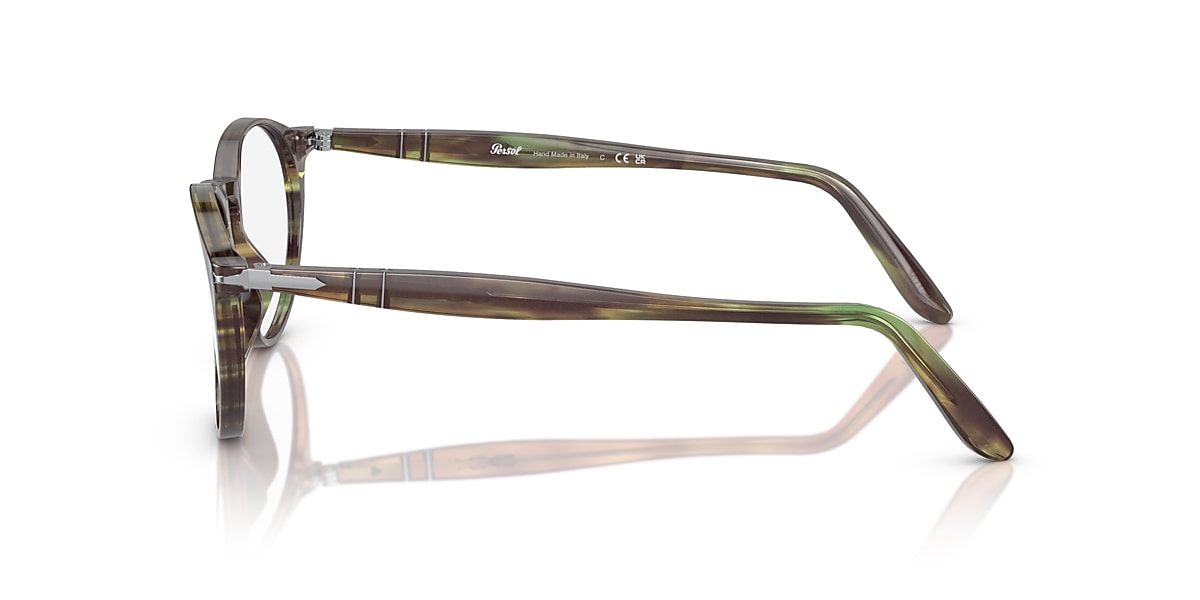 Persol PO3092V Eyeglasses in Striped Green | Persol® Persol USA