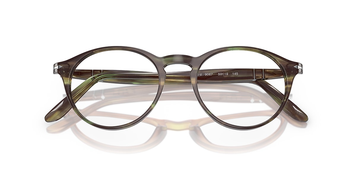 Persol PO3092V Eyeglasses in Striped Green | Persol® Persol USA