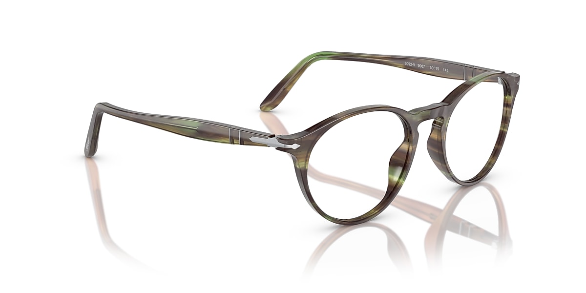 Persol PO3092V Eyeglasses in Striped Green | Persol® Persol USA
