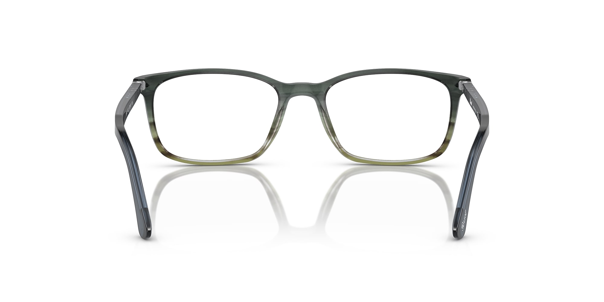 Persol PO3189V Eyeglasses in Grey Striped Green Gradient | Persol ...