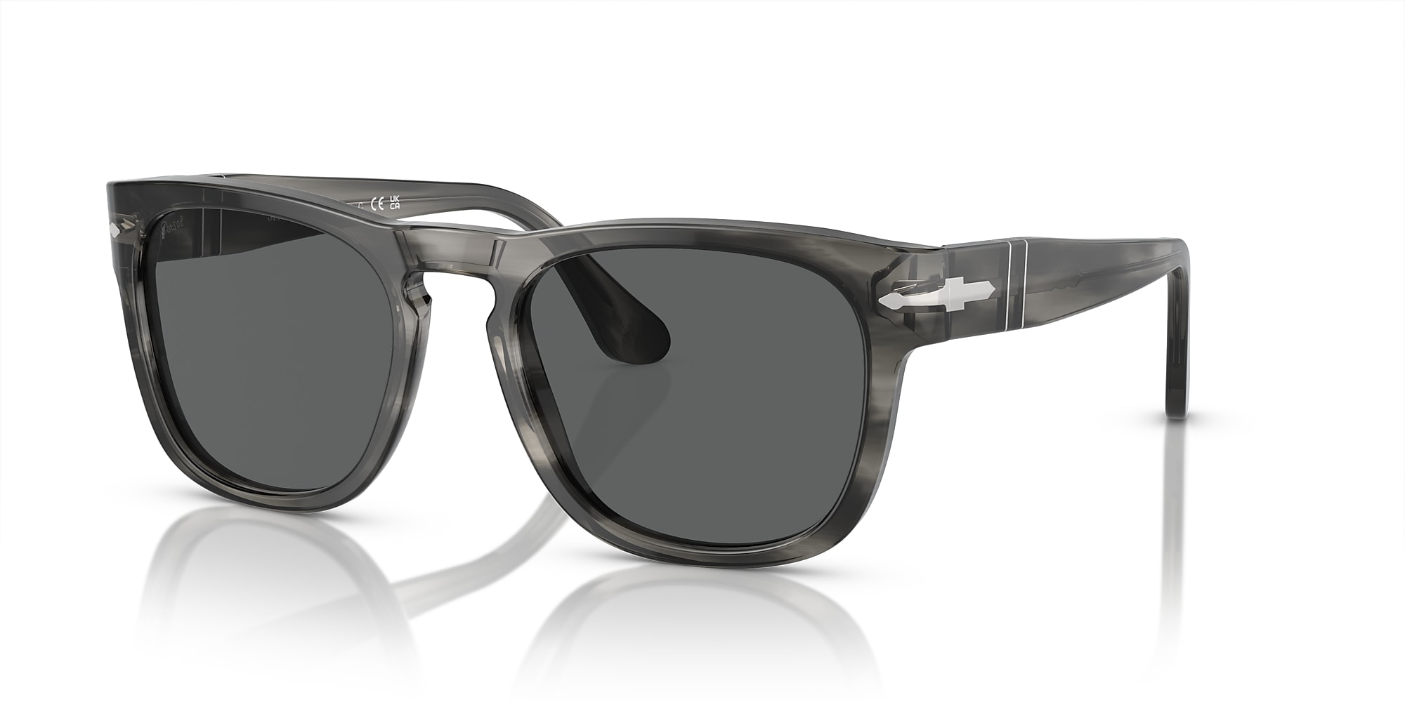 Persol PO3333S - Elio Sunglasses in Striped Grey | Persol® Persol USA