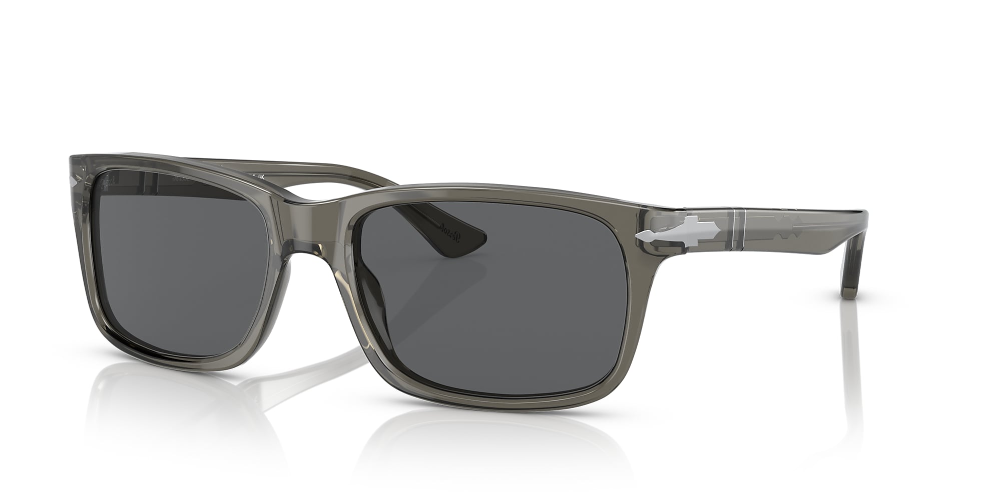 Persol PO3048S Sunglasses in Transparent Grey | Persol® Persol USA