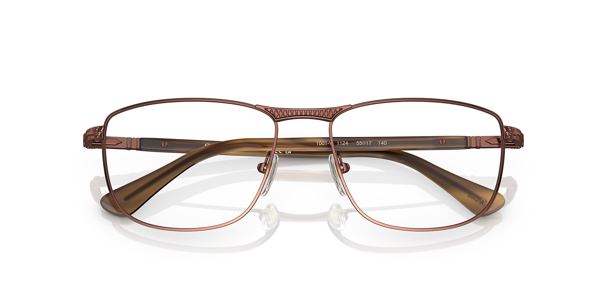 Persol PO1001V Eyeglasses in Shiny Brown | Persol® Persol USA