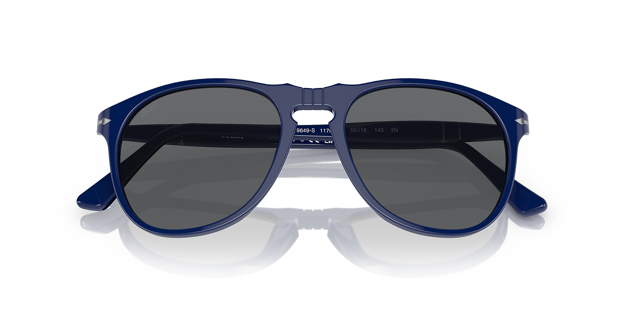 Persol PO9649S Sunglasses in Solid Blue | Persol® Persol USA