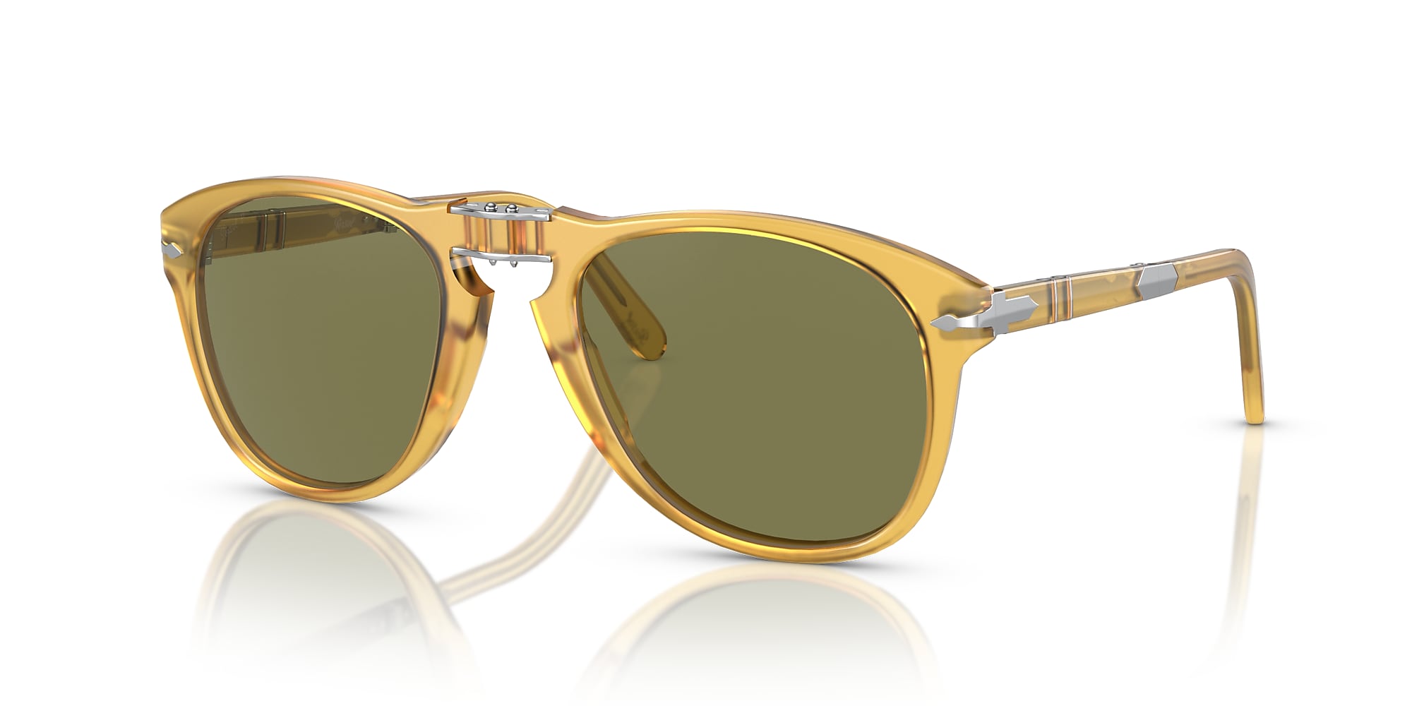Persol 714SM - Steve McQueen Sunglasses in Opal Yellow | Persol® Persol USA