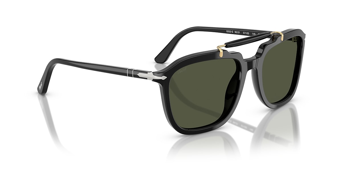 Persol PO0203S - Senna Series Sunglasses in Black | Persol® Persol USA