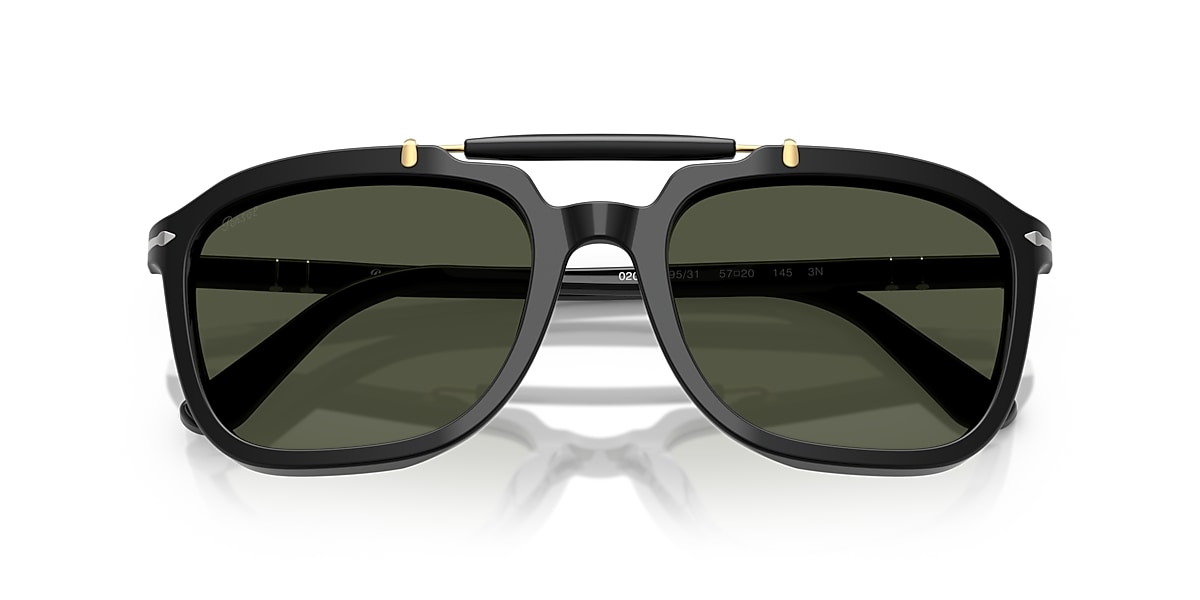 Persol PO0203S - Senna Series Sunglasses in Black | Persol® Persol USA