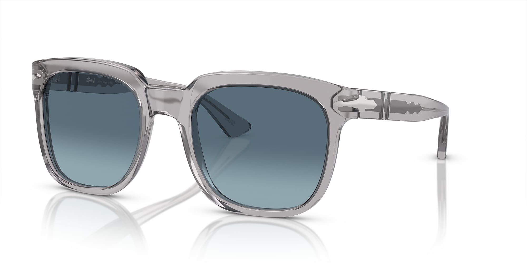 Persol PO3323S Sunglasses in Transparent Grey | Persol® Persol USA